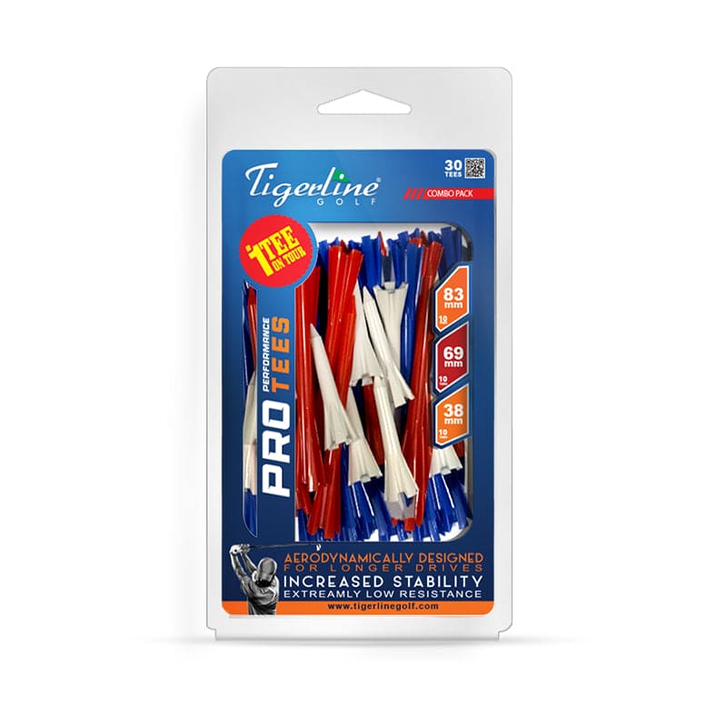 [COMBO PACK] PRO Performance Golf Tees 83mm 69mm 38mm – Tigerline Golf