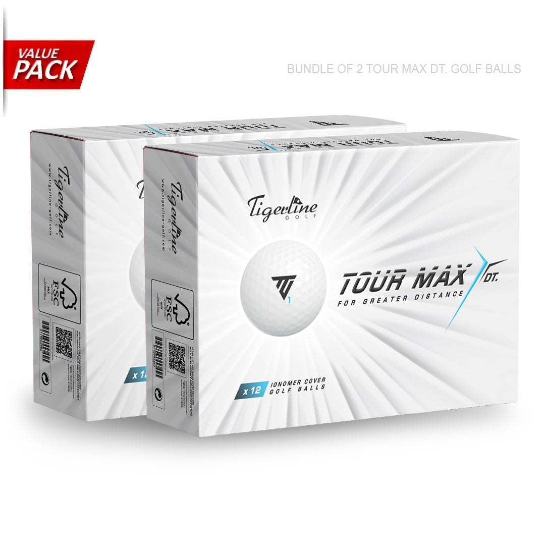 [VALUE PACK] Bundle of 2 Tigerline TOUR MAX DT Golf Ball – Tigerline Golf